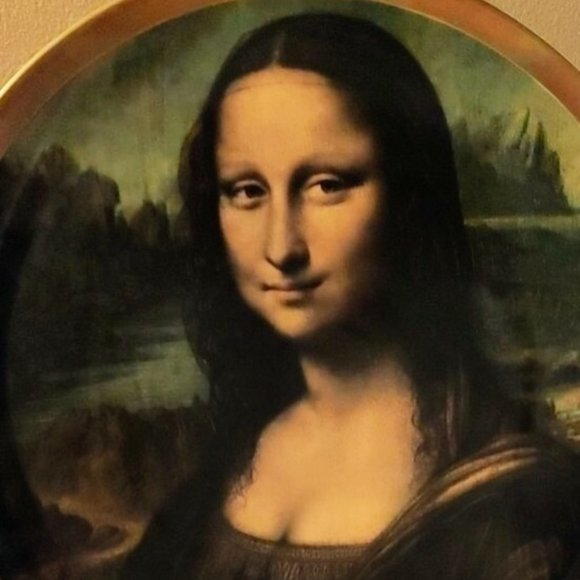 Art | Vintage Mona Lisa Plate Bavarian Fine Porcelain | Poshmark